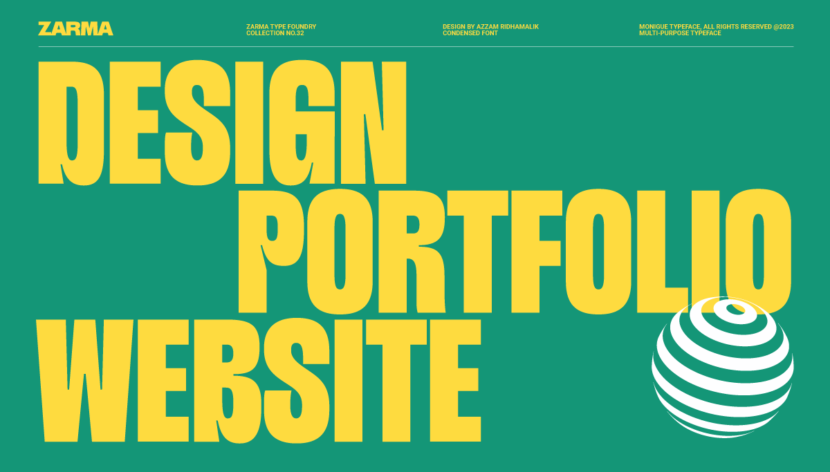 Best Graphic Design Portfolio Website to Showcase Your Work - Zarma Type