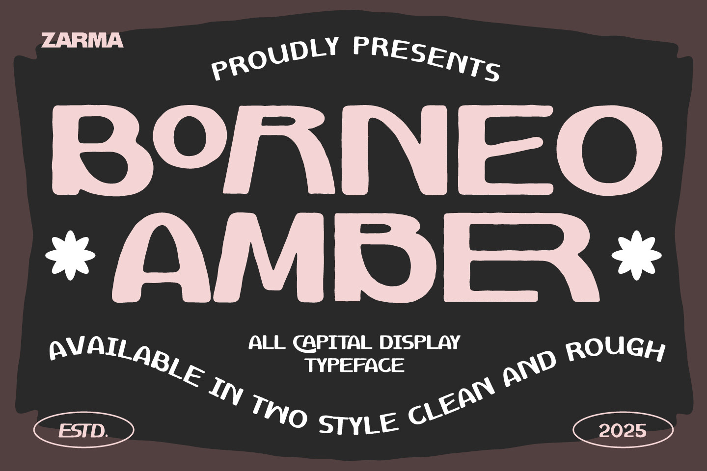 Borneo Amber - Modern Vintage Font | Zarma Type